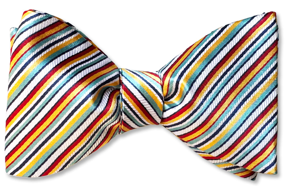 Striped Bow Ties handmade in America for over 20 years!