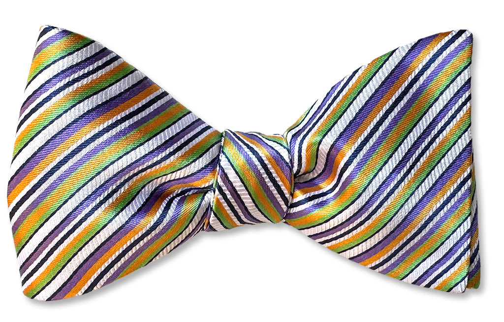 Striped Bow Ties handmade in America for over 20 years!